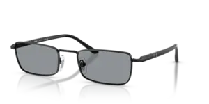 Persol Persol Rectangle Metal Sunglasses Black