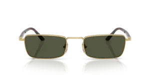 Persol Rectangle Metal Sunglasses - Havana