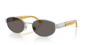 Persol Persol Oval Metal Sunglasses Miele