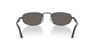 Persol Full Rim Oval Sunglasses - Black
