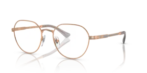 Persol Round Frame Eyeglasses - Copper,grey
