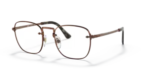Persol Square Frame Eyeglasses - Brown