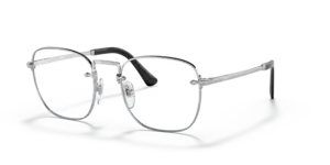 Persol Square Frame Eyeglasses - Silver