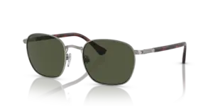 Persol Full Rim Rectangle Sunglasses - Black