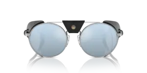 Persol Round Frame Sunglasses - Silver
