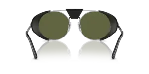 Persol Round Frame Sunglasses - Silver