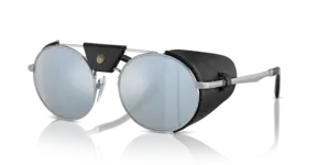 Persol Round Frame Sunglasses - Silver