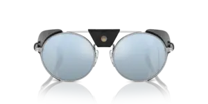 Persol Round Frame Sunglasses - Silver