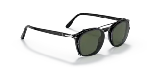 Persol Clip-on Sunglasses - Gunmetal