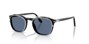 Persol Clip-on Sunglasses - Matte Silver