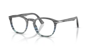Persol Eyeglasses - Striped Grey