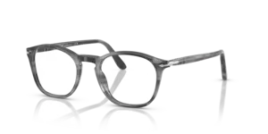 Persol Acetate Eyeglasses - Striped Grey