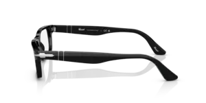 Persol Acetate Rectangle Eyeglasses - Black