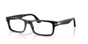 Persol Persol Acetate Rectangle Eyeglasses Black