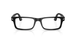 Persol Acetate Rectangle Eyeglasses - Black