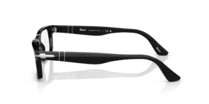 Persol Acetate Rectangle Eyeglasses - Black