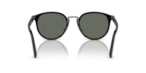Persol Acetate Square Frame Sunglasses - Black