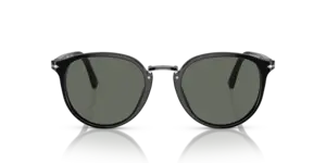 Persol Acetate Square Frame Sunglasses - Black
