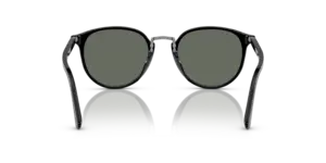 Persol Acetate Square Frame Sunglasses - Black