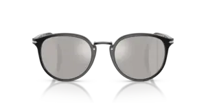 Persol Acetate Square Frame Sunglasses - Black