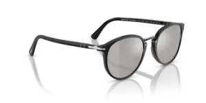 Persol Acetate Square Frame Sunglasses - Black