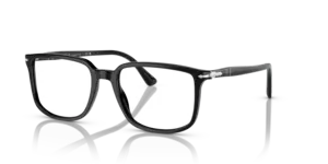 Persol Full Rim Acetate Eyeglasses - Black