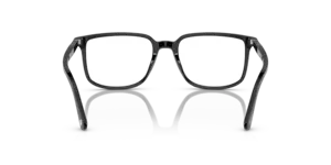 Persol Full Rim Acetate Eyeglasses - Black