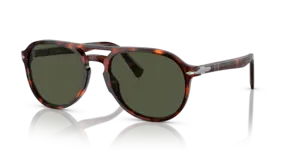 Persol Persol Aviator Acetate Sunglasses Havana