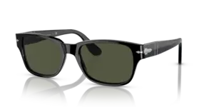 Persol Persol Rectangular Acetate Sunglasses Black