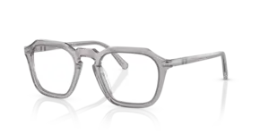 Persol Persol Acetate Eyeglasses Transparent Grey