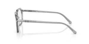 Persol Square Frame Eyeglasses - Transparent Grey