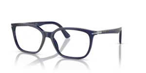 Persol Acetate Rectangle Eyeglasses - Cobalto
