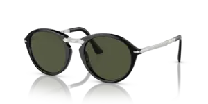 Persol Folding Acetate And Metal Sunglasses - Silver
