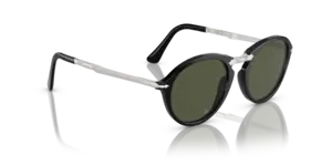 Persol Folding Acetate And Metal Sunglasses - Silver