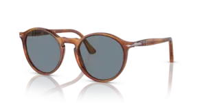Persol Persol Round Frame Acetate Sunglasses Bronze