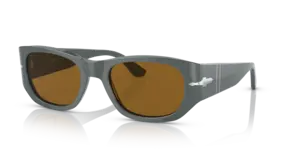 Persol Rectangular Acetate Sunglasses - Grey