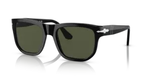 Persol Persol Rectangular Full Rim Sunglasses Black