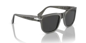 Persol Rectangular Acetate Eyeglasses - Opal Smoke