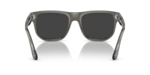 Persol Rectangular Acetate Eyeglasses - Opal Smoke