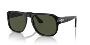 Persol Acetate Aviator Sunglasses - Black