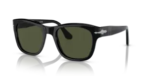 Persol Persol Acetate Square Frame Sunglasses Black
