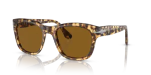 Persol Persol Acetate Square Frame Sunglasses Caffe