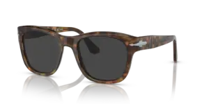 Persol Acetate Square Frame Sunglasses - Caffe