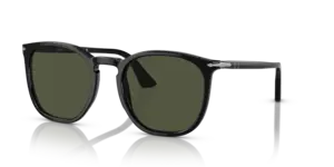 Persol Round Frame Sunglasses - Black