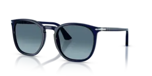 Persol Round Frame Acetate Eyeglasses - Cobalto