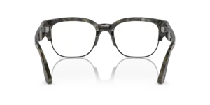 Persol Acetate Eyeglasses With Green Lenses And Tortoiseshell Frame - Brown Tortoise