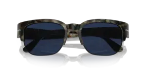 Persol Acetate Eyeglasses With Green Lenses And Tortoiseshell Frame - Brown Tortoise