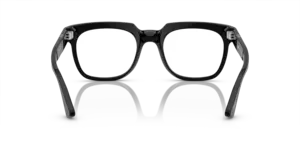 Persol Full Rim Acetate Eyeglasses - Black