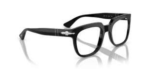 Persol Full Rim Acetate Eyeglasses - Black
