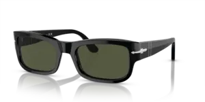 Persol Acetate Sunglasses With Transitions Lenses - Black